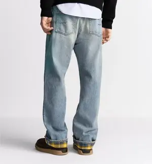 Dior Logo Patch Straight-leg Jeans