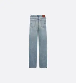 Dior Logo Patch Straight-leg Jeans