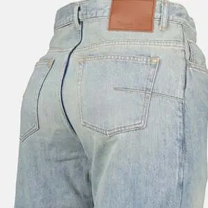 Dior Logo Patch Straight-leg Jeans