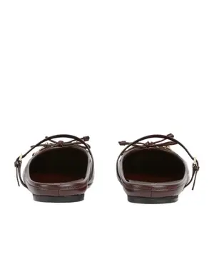 Gucci Horsebit Mules With Bow Detailing