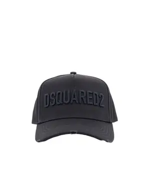 Dsquared2 Logo Embroidered Baseball Cap - Black