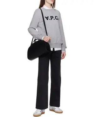 A.p.c. Logo Crewneck Sweatshirt - Gray