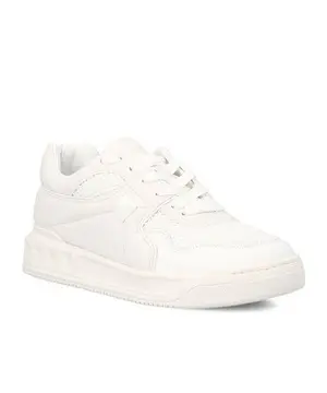 Valentino Garavani One Stud Lace-up Sneakers - White