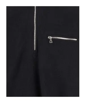 RIER Wool Fleece Sweatshirt - Black