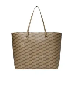 Balenciaga Signature Large Shopper Tote Bag - Brown