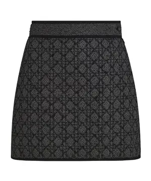 Dior Macrocannage Miniskirt - Black