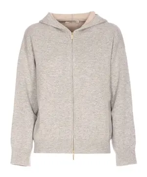 Max Mara Knitted Zip-up Hoodie - No