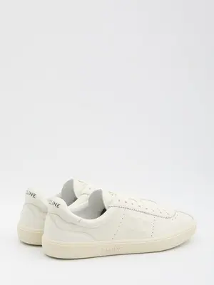 Celine Round Toe Lace-up Low Top Sneakers