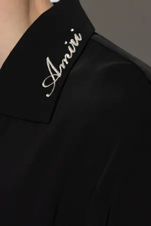 Amiri Logo-embroidered Collar Shirt