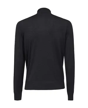 TOM FORD Mock Neck Knitted Jumper - Black