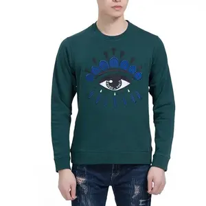 Kenzo Eye Embroidered Crew Neck Sweater