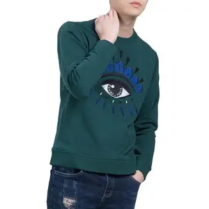 Kenzo Eye Embroidered Crew Neck Sweater