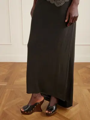 Magda Butrym Studded Open Toe Mules - Black