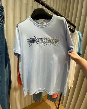 Givenchy Crystal Embroidered Logo T-shirt