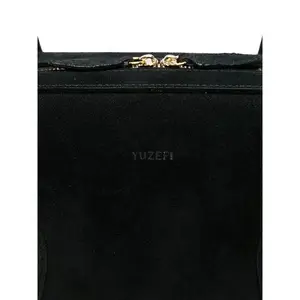 Yuzefi Zippered Handbag - Black