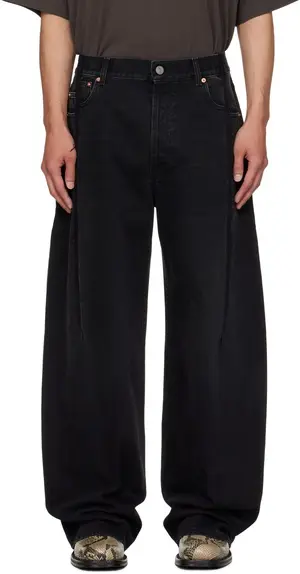 Vetements Wide-leg Jeans With Belt Loops