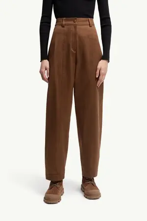 Moncler Straight Leg Gabardine Trousers