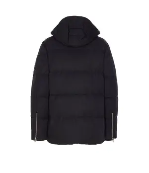 Moose Knuckles Zip Detailed Hooded Coat - No
