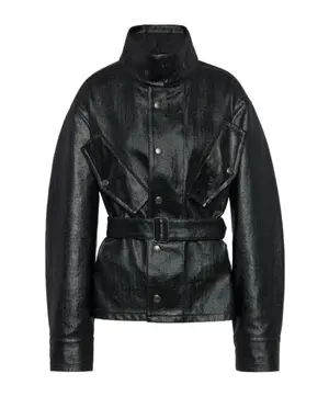 MAISON MARGIELA Stand Collar Belted Jacket