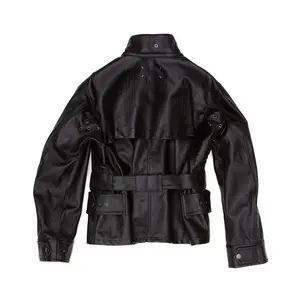 MAISON MARGIELA Stand Collar Belted Jacket