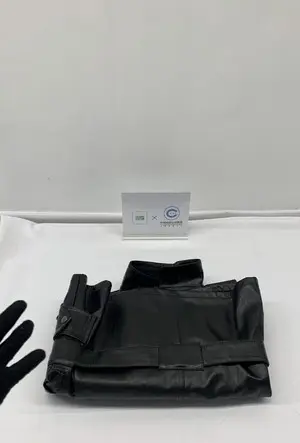 MAISON MARGIELA Stand Collar Belted Jacket