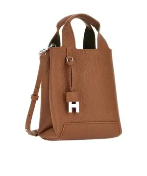 Hogan Grained Mini Shoulder Bag - Brown