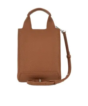 Hogan Grained Mini Shoulder Bag - Brown