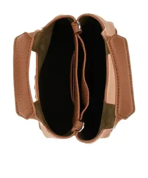 Hogan Grained Mini Shoulder Bag - Brown