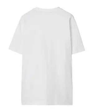 Burberry Checked Pocket T-shirt - White