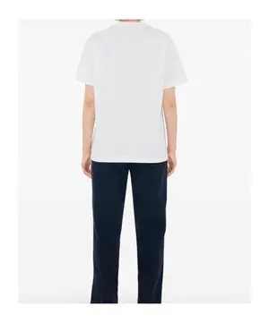 Burberry Checked Pocket T-shirt - White