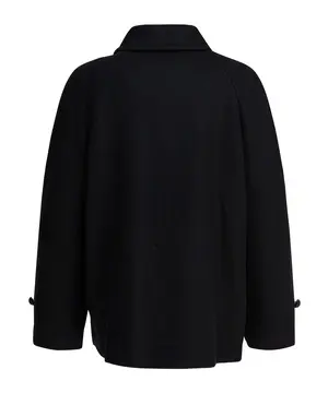 CIRCOLO 1901 Long-sleeved Jacket With Lapel Collar - Black