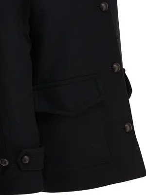 CIRCOLO 1901 Long-sleeved Jacket With Lapel Collar - Black