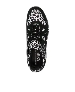 Comme Des Garçons Leopard Print Lace-up Sneakers