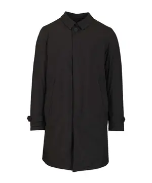 Herno Padded Trench Coat - Black