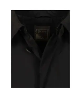 Herno Padded Trench Coat - Black