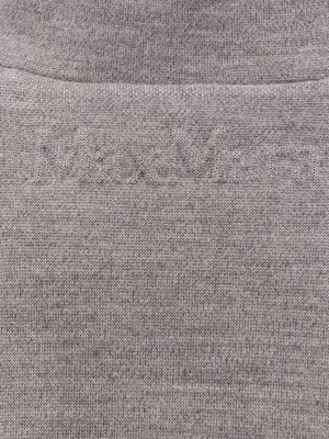 Max Mara Frine High-neck Zipped Sweatshirt - Light Grey