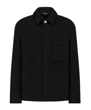 Dior Icons Workwear Jacket With Metal Button Details - Black