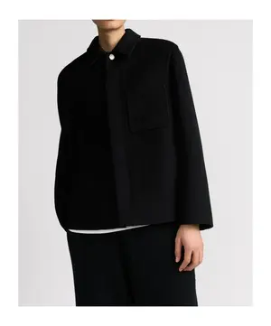 Dior Icons Workwear Jacket With Metal Button Details - Black