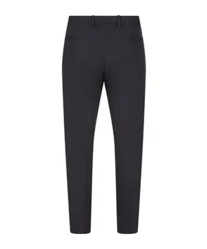 Herno Button Detailed Tapered Trousers - Blue