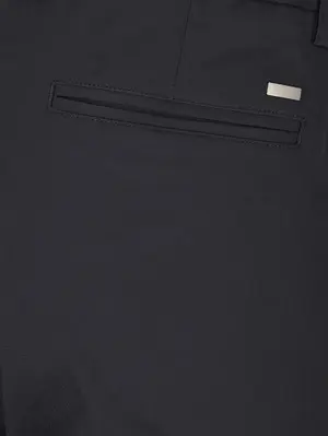 Herno Button Detailed Tapered Trousers - Blue