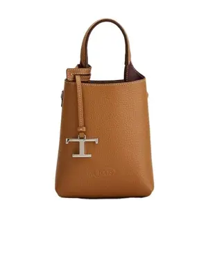 TOD'S Logo Plaque Top Handle Bag