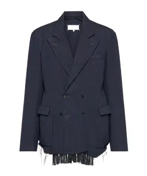 MAISON MARGIELA Wool Pinstripe Blazer