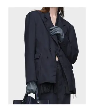 MAISON MARGIELA Wool Pinstripe Blazer