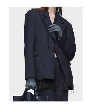 MAISON MARGIELA Wool Pinstripe Blazer