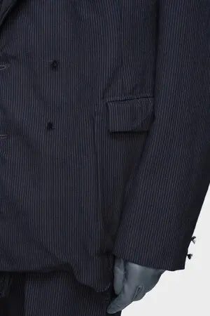 MAISON MARGIELA Wool Pinstripe Blazer