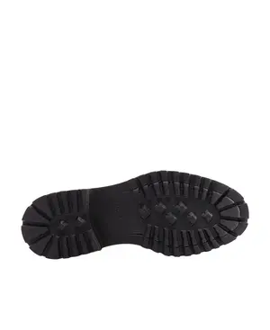 DOUCAL'S Two-hole Round-toe Lace-up Shoes