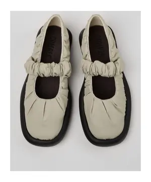 Camper Onda Ruched Ballerina Flats