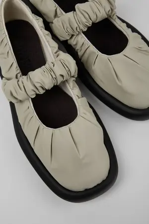 Camper Onda Ruched Ballerina Flats
