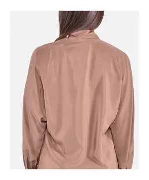 Max Mara Caco" Long-sleeved Blouse With Lace-up Detail - No