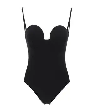 Magda Butrym Round Cup One-piece Swimsuit - Black
